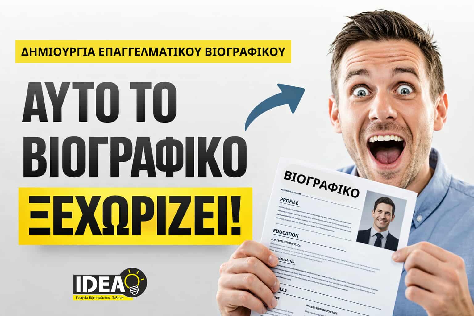 Δημιουργία Επαγγελματικού Βιογραφικού - IDEA